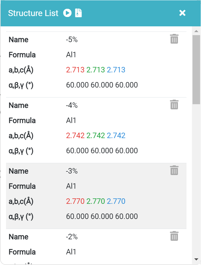 Matsq Tip High Throughput 모듈 등을 활용한 부피탄성계수bulk Modulus 계산 Materials Square