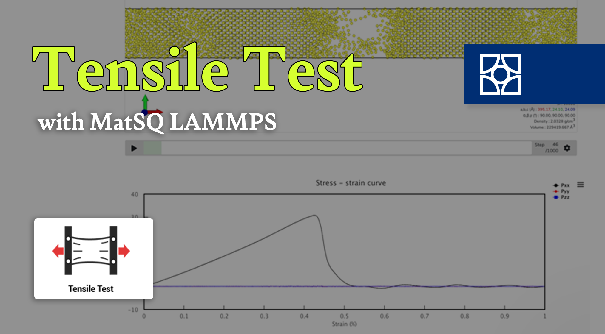 [MatSQ Tip] Module Utilization Tip : LAMMPS (Tensile test) - Materials ...
